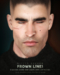 Second Life Marketplace - [MR] FROWN LINES for AKADVX and LelEvo X Head ...